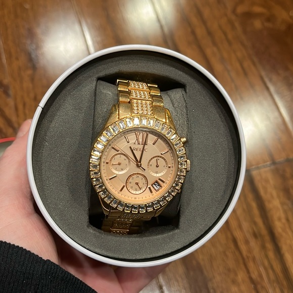 Relic | Accessories | Relic Brand Rose Gold Colored Watch | Poshmark
